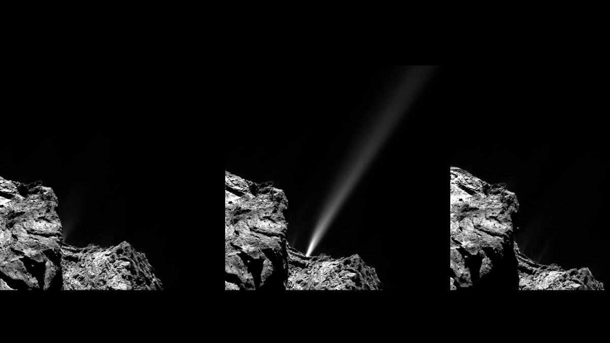 Bright Jet Erupts from Rosetta Spacecraft's Active Comet (Photo) | Space