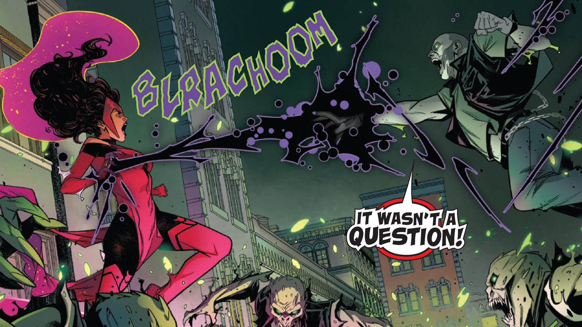 Wanda Maximoff meets God and takes on a gang of demonic bikers in ...