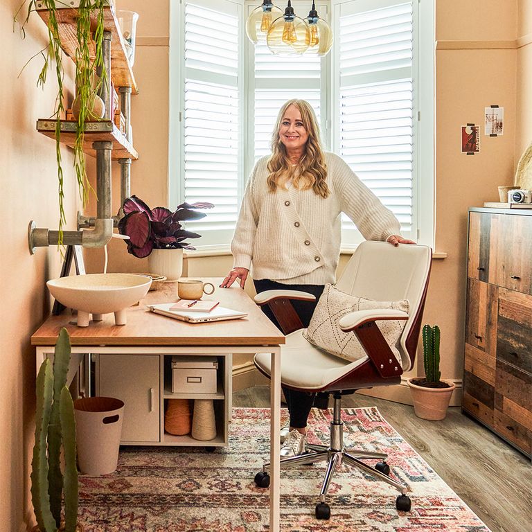 This home office has been given a western-style makeover | Ideal Home