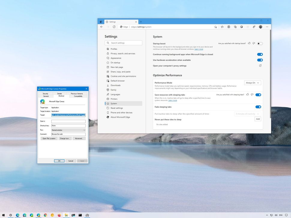 How to enable Performance Mode on Microsoft Edge | Windows Central