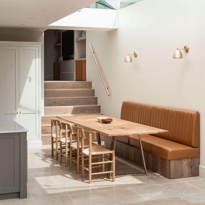 Dropping the floor level in this house has added both space and light ...