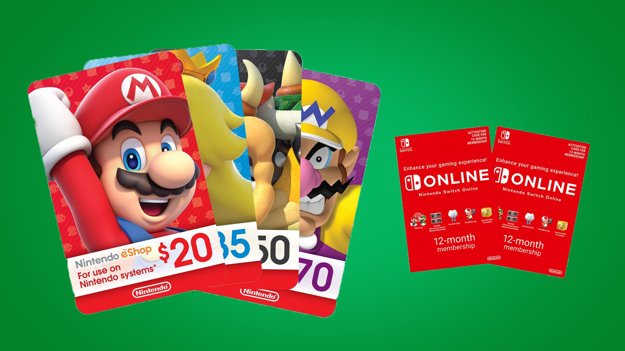 Nintendo Switch Gift Cards Where To Buy Switch Online Memberships And 