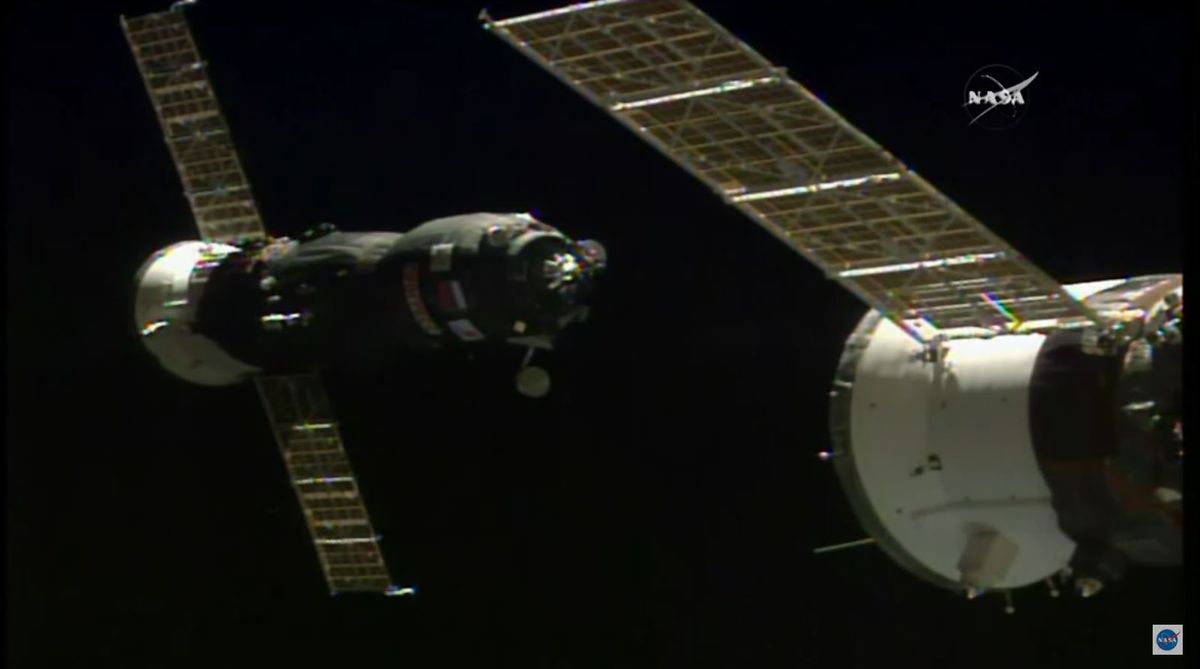 Russian Progress 66 Cargo Ship Docks at Space Station | Space