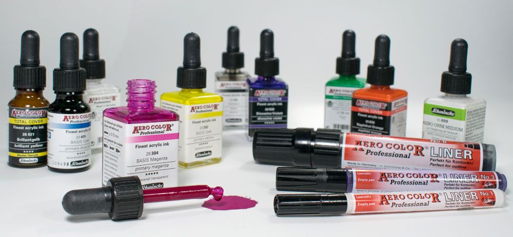 Aero Color acrylic inks | Creative Bloq