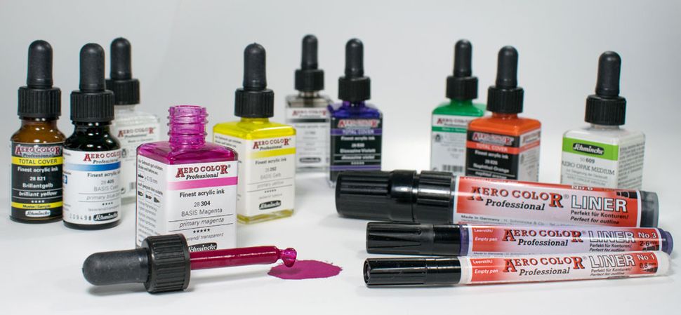 Aero Color acrylic inks | Creative Bloq