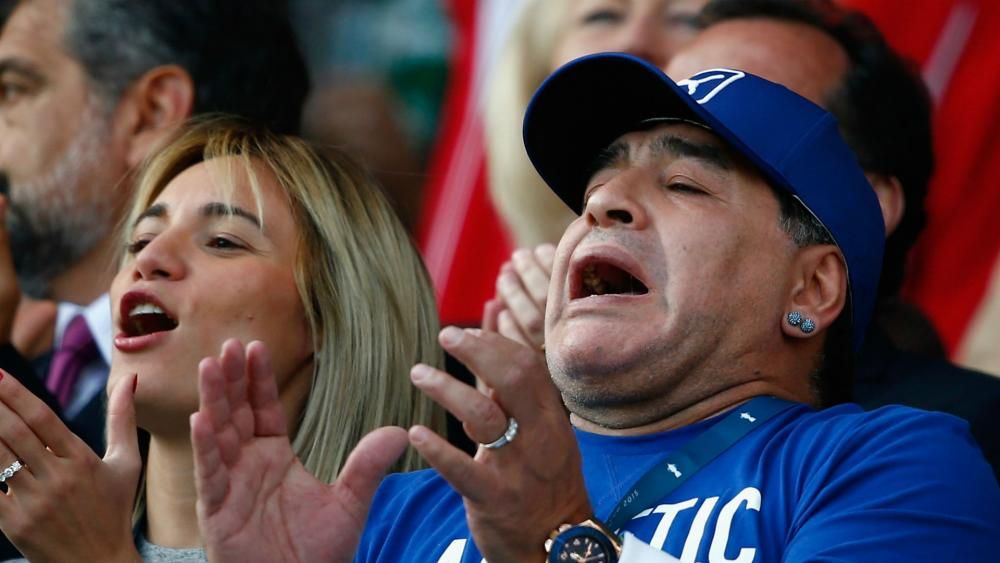 Maradona joins Argentina party after Tonga hammering | FourFourTwo