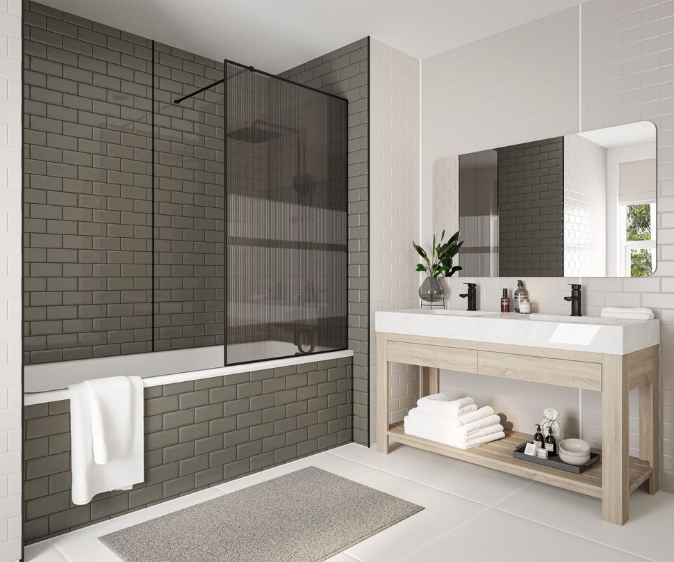 13 wet wall bathroom ideas for a stylish alternative to tiles ...
