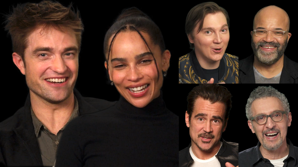 ‘The Batman’ Cast Interviews | Robert Pattinson, Zoë Kravitz, Colin ...