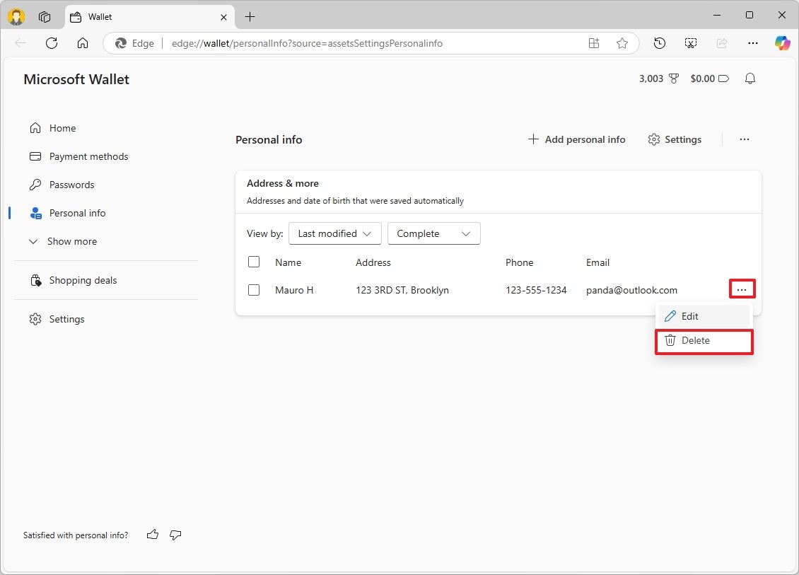 How to configure personal info saved on Microsoft Edge | Windows Central