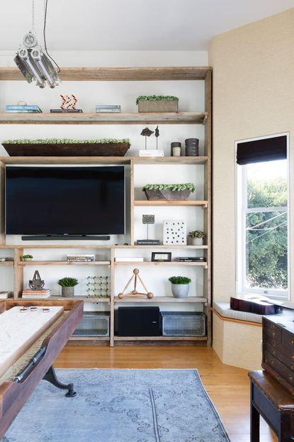 Where to put your TV in a living room with lots of light | Livingetc