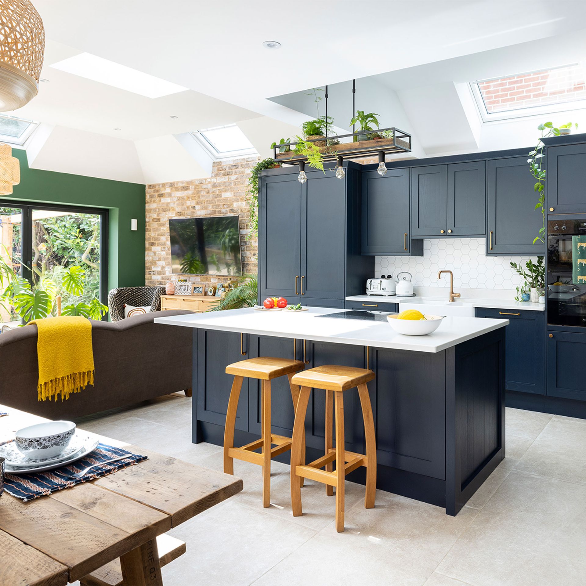 This extended kitchen-diner packs in extra space | Ideal Home