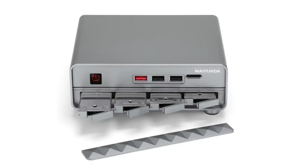 This tiny NAS packs 32TB of SSD storage, 4 LAN ports, and a DisplayPort ...