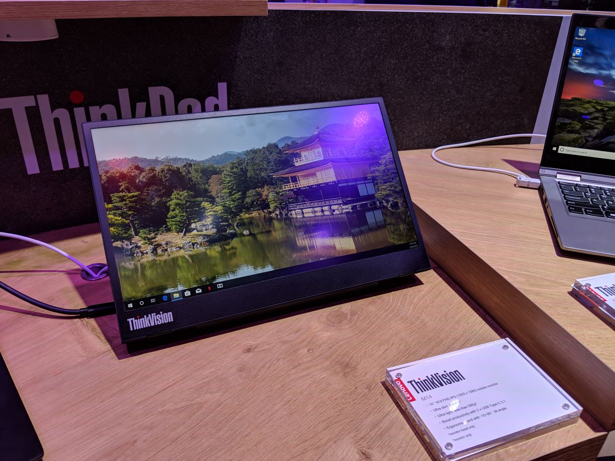 Lenovo ThinkVision M14 Monitor hands-on: An ultraportable companion to ...