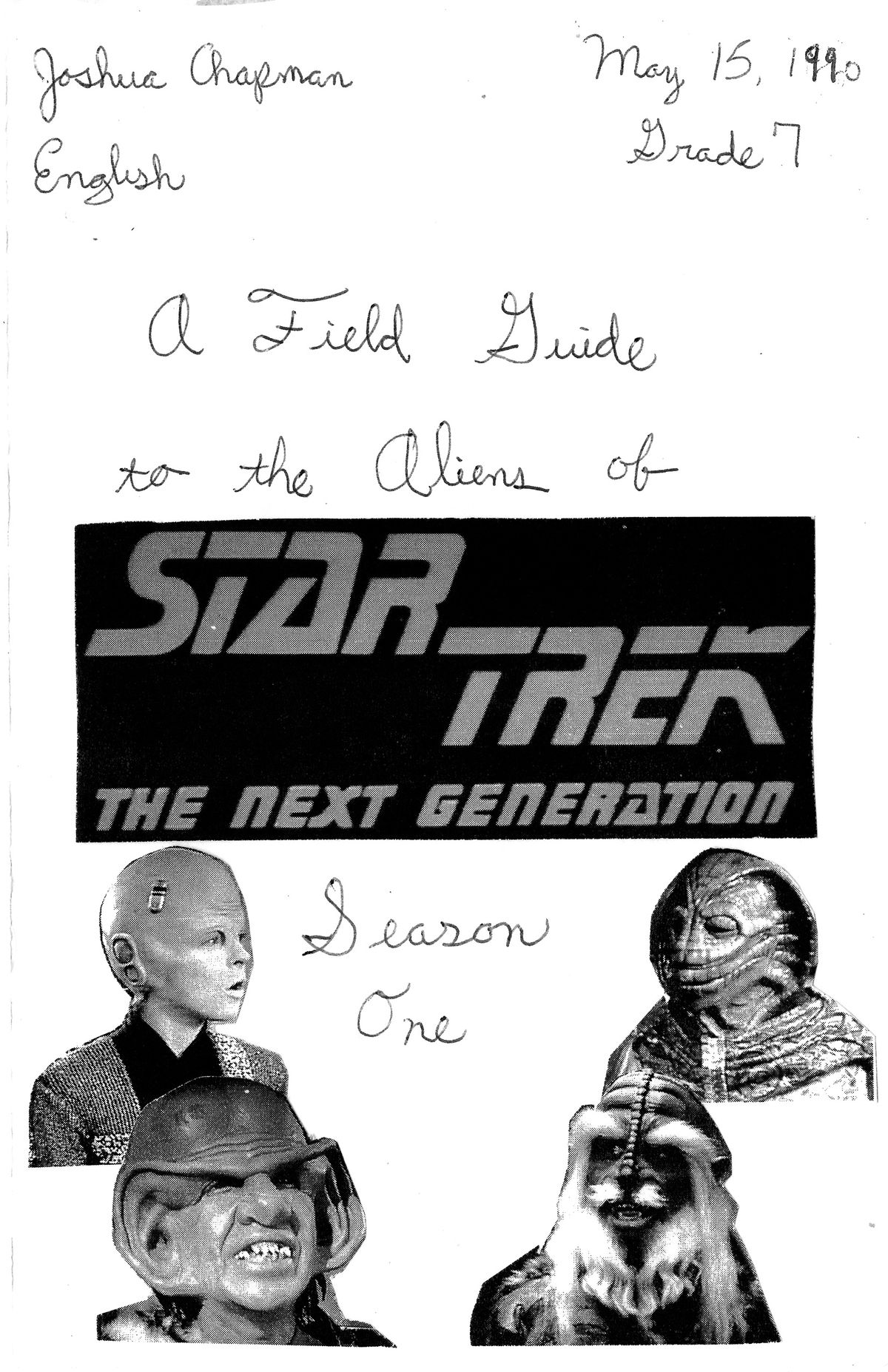 Retro Alien 'Field Guide' Profiles 'Star Trek: The Next Generation ...