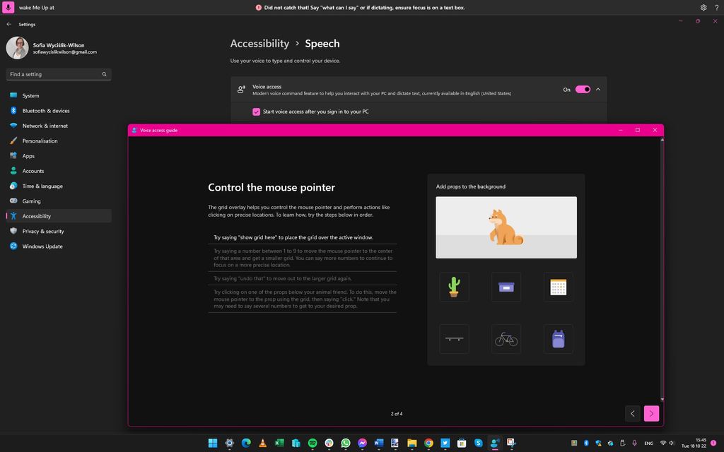 How to use the improved Voice Access feature to control Windows 11 ...