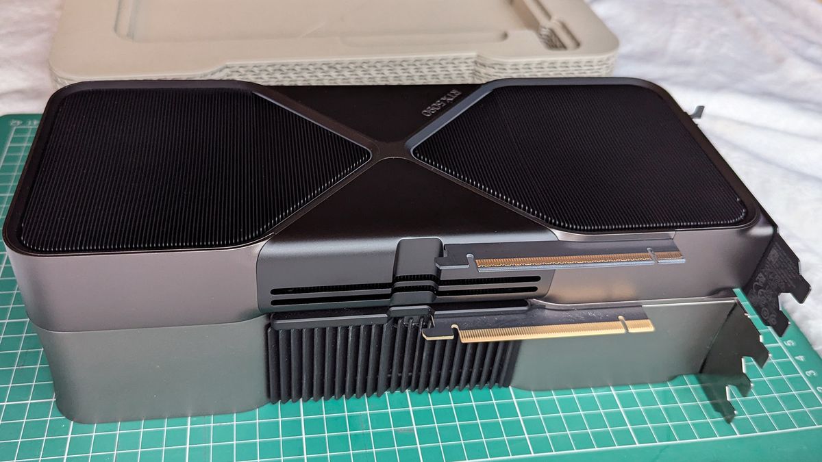NVIDIA RTX 5090 vs. 4090 size comparison: Founders Editions | Windows Central