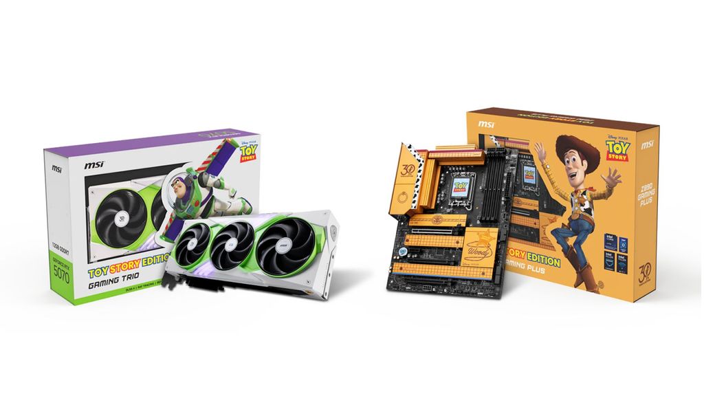 The Claaaaw: MSI unveils Toy Story gaming PC parts with Buzz GPU, Woody ...