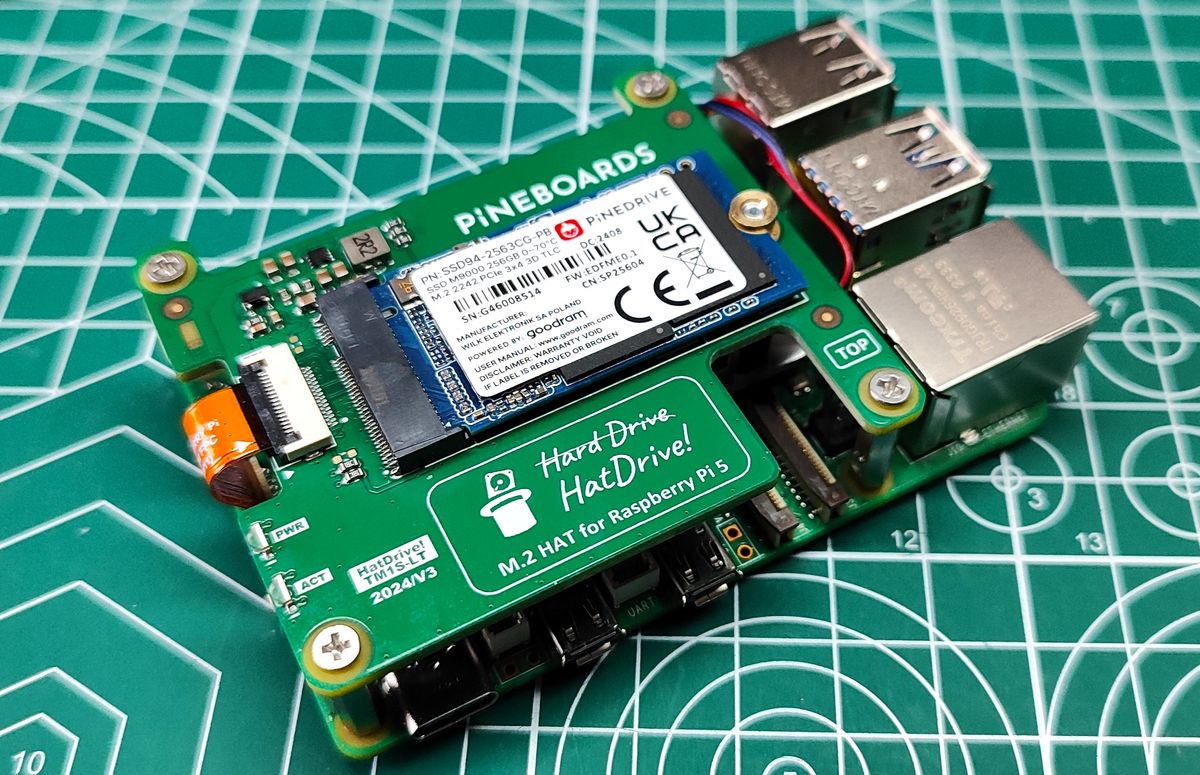 Pineboards HatDrive! Nano Review: Low-cost, high-speed storage for your Raspberry Pi 5 | Tom's ...