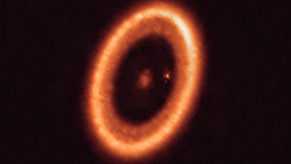 Astronomers spot 1st moon-forming disk around an alien world | Space