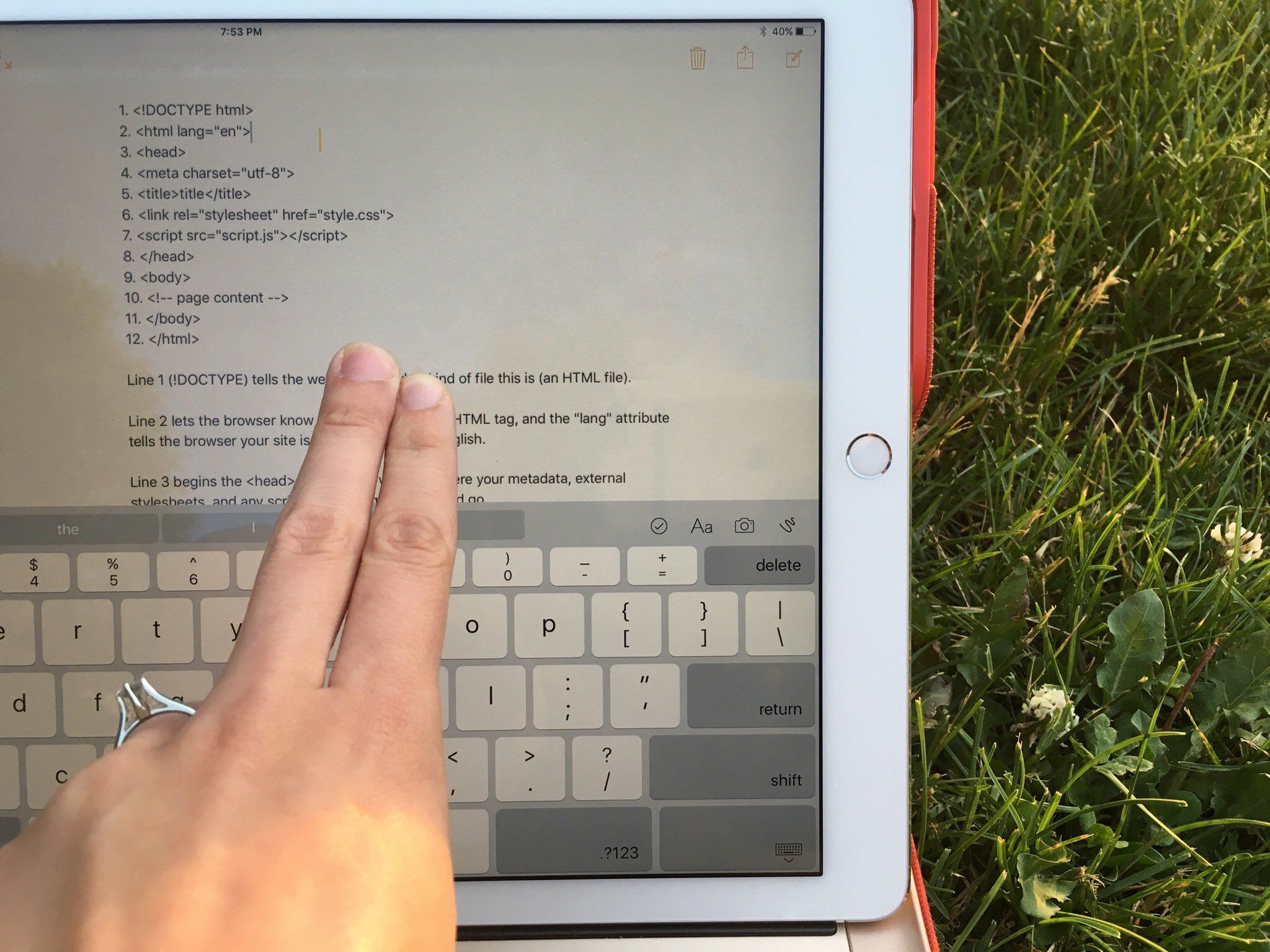 How to use trackpad mode on your iPad with an external keyboard | iMore