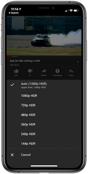 YouTube adds HDR support for iPhone 11 lineup | iMore
