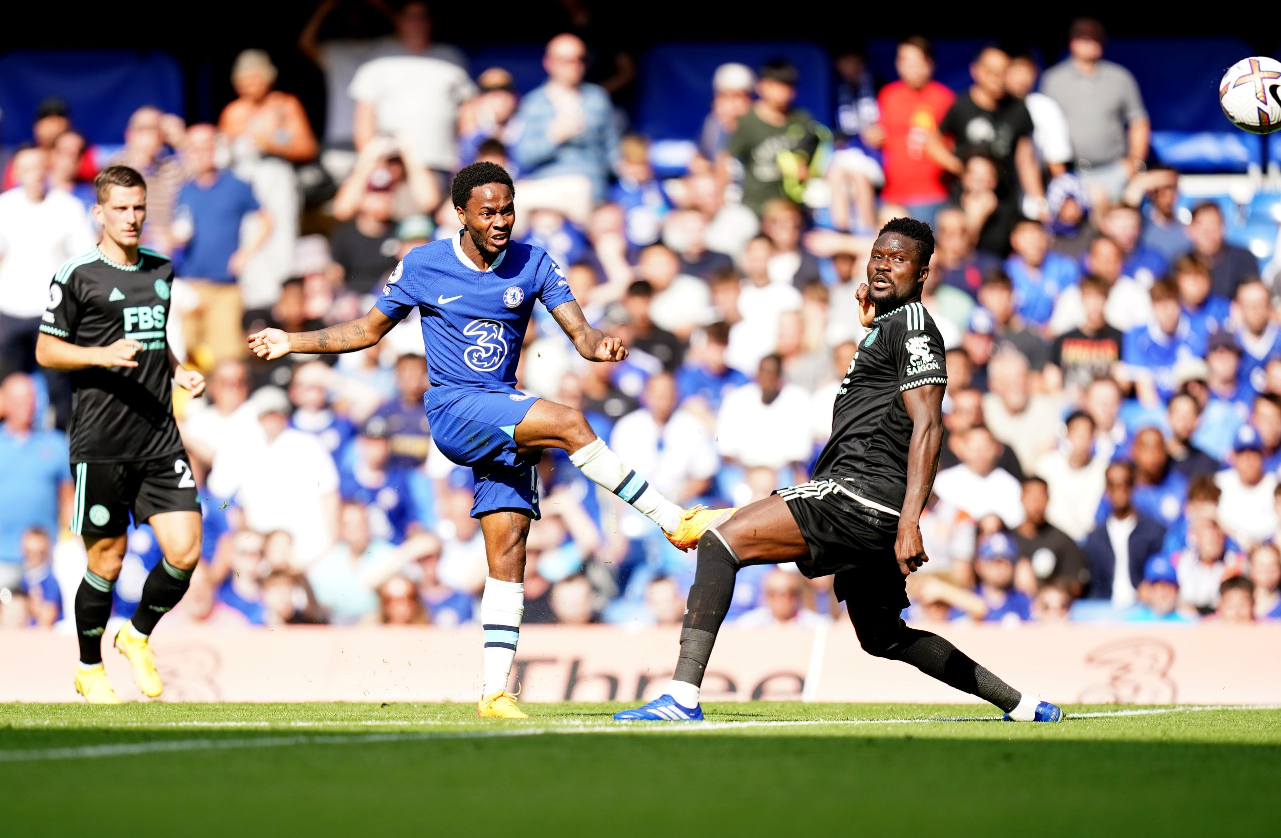Raheem Sterling bags first goals for 10-man Chelsea with brace in ...
