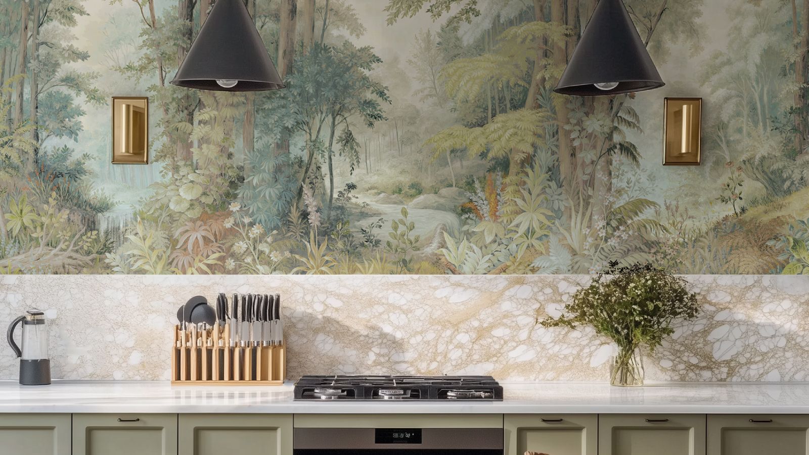 14 kitchen wallpaper ideas to whet your appetite | Homebuilding