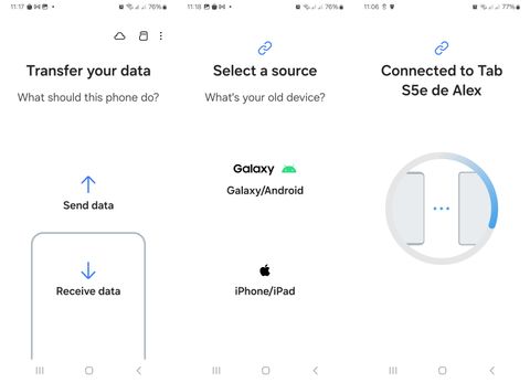 How to transfer from an old Samsung phone to a new one with Smart ...
