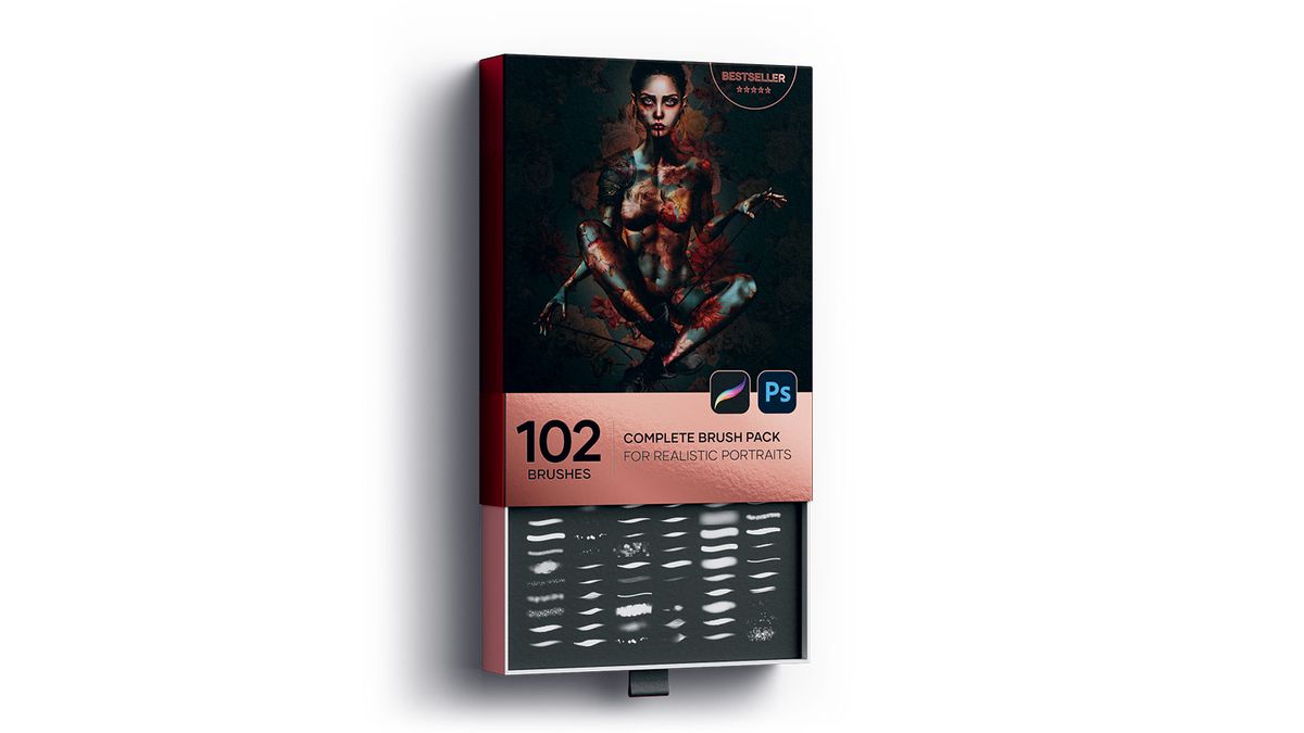 Learn to paint with Procreate to create a striking female portrait ...