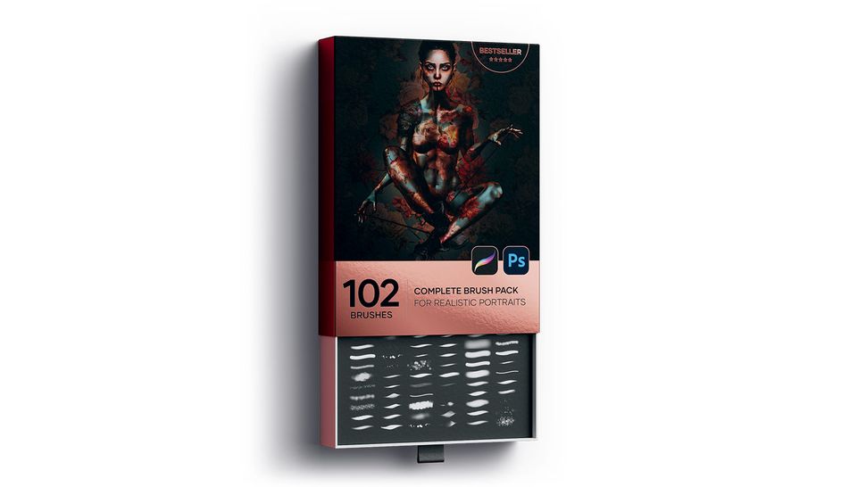 Learn to paint with Procreate to create a striking female portrait ...