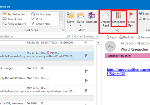 How to use Outlook Categories to manage mountains of mail | Windows Central
