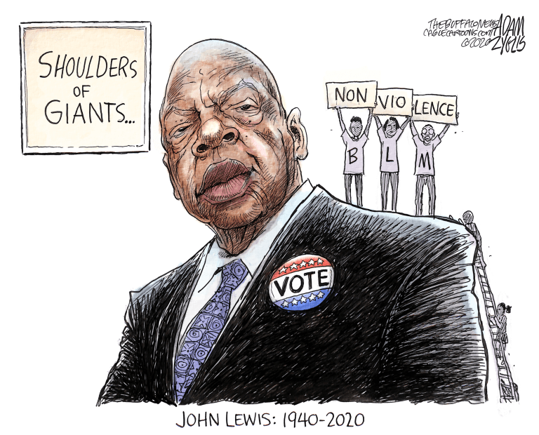 Editorial Cartoon U.S. John Lewis RIP | The Week