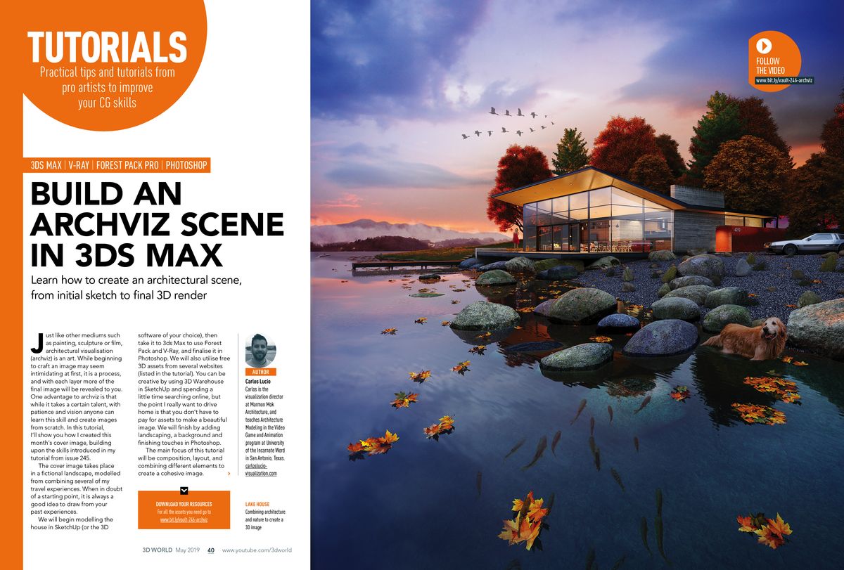Master architectural visualisation with issue 246 of 3D World | Creative Bloq