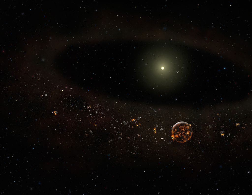Vanishing Dust Belt Around Star Baffles Scientists | Space