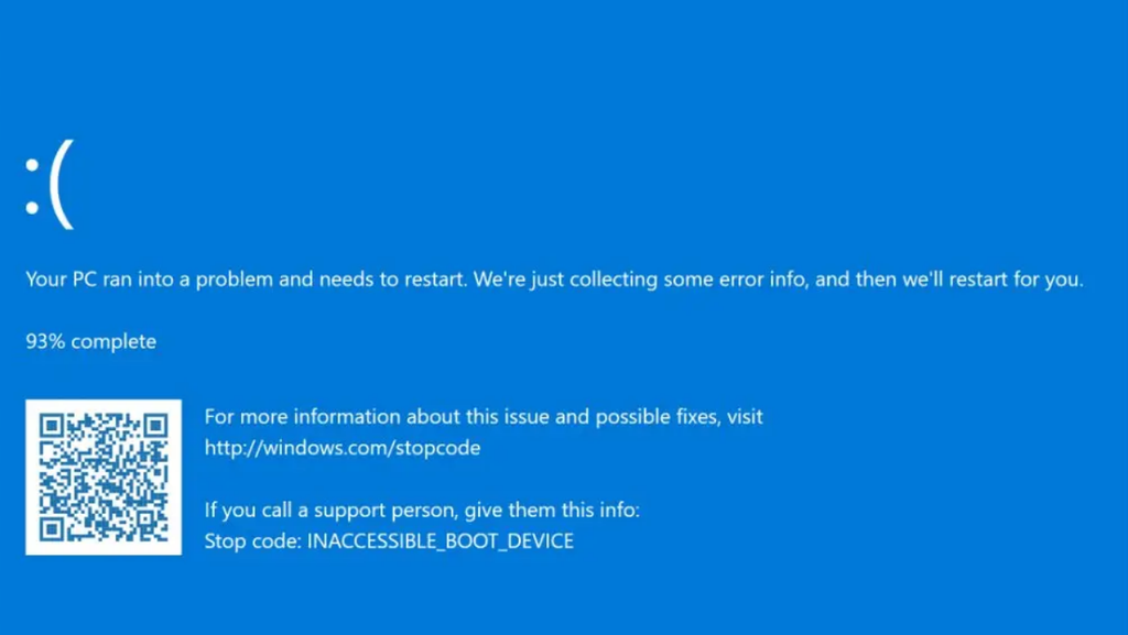 How to Fix an INACCESSIBLE BOOT DEVICE BSOD in Windows 11 or 10 | Tom's ...