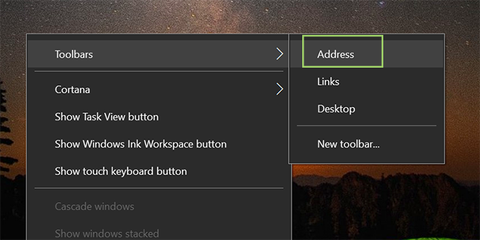 How to Add a URL field to Your Windows 10 Taskbar | Laptop Mag