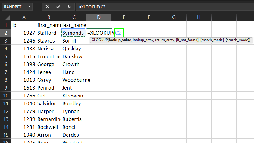 How to Use XLOOKUP in Excel: VLOOKUP on Steroids | Tom's Hardware