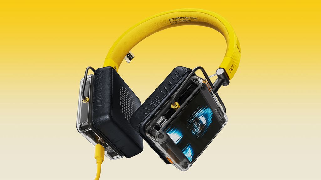 Straight Outta Cyberpunk: Headphone Concept Features on-Ear Displays ...