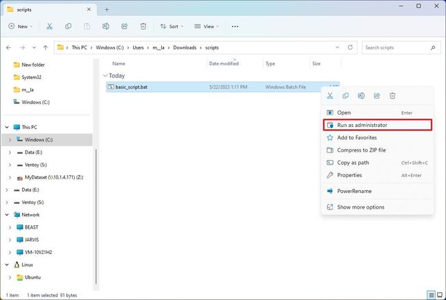 How to create batch script files on Windows 11 | Windows Central