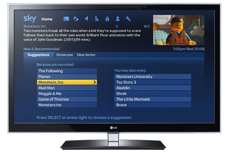 Sky EPG update brings tailored 'Suggestions', Smart Series Link, HDMI ...