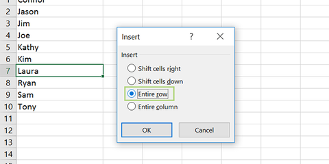 How to add additional rows above or below in Microsoft Excel | Laptop Mag