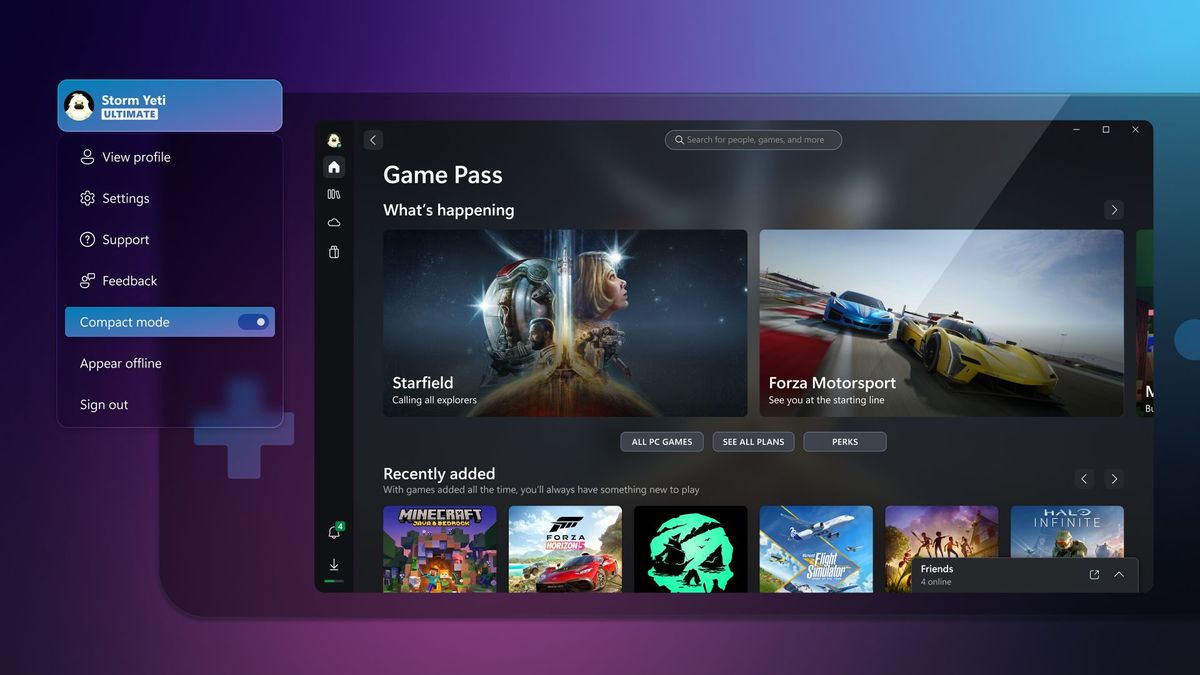 Xbox's November update adds new compact UI for Windows devices | TechRadar