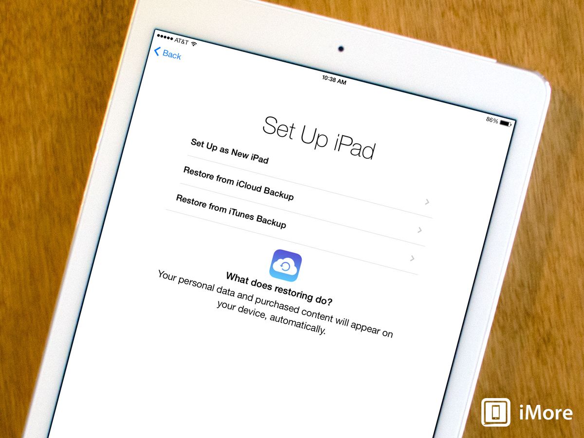 How to transfer data from your old iPad to your new iPad Air or Retina ...
