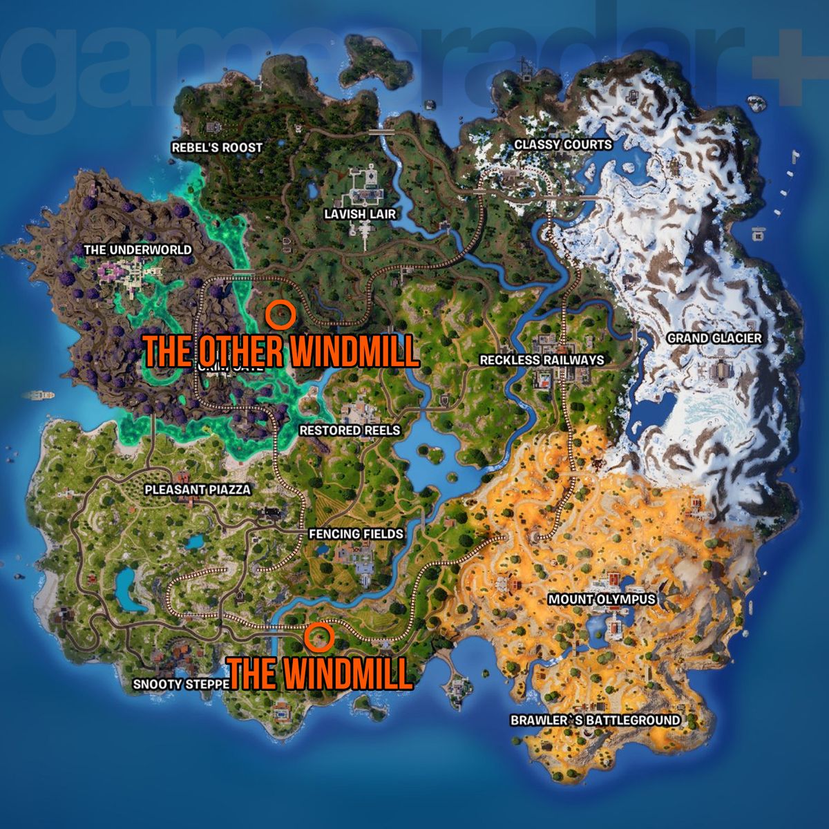 Fortnite Windmill and The Other Windmill: Where to Air Jump | GamesRadar+