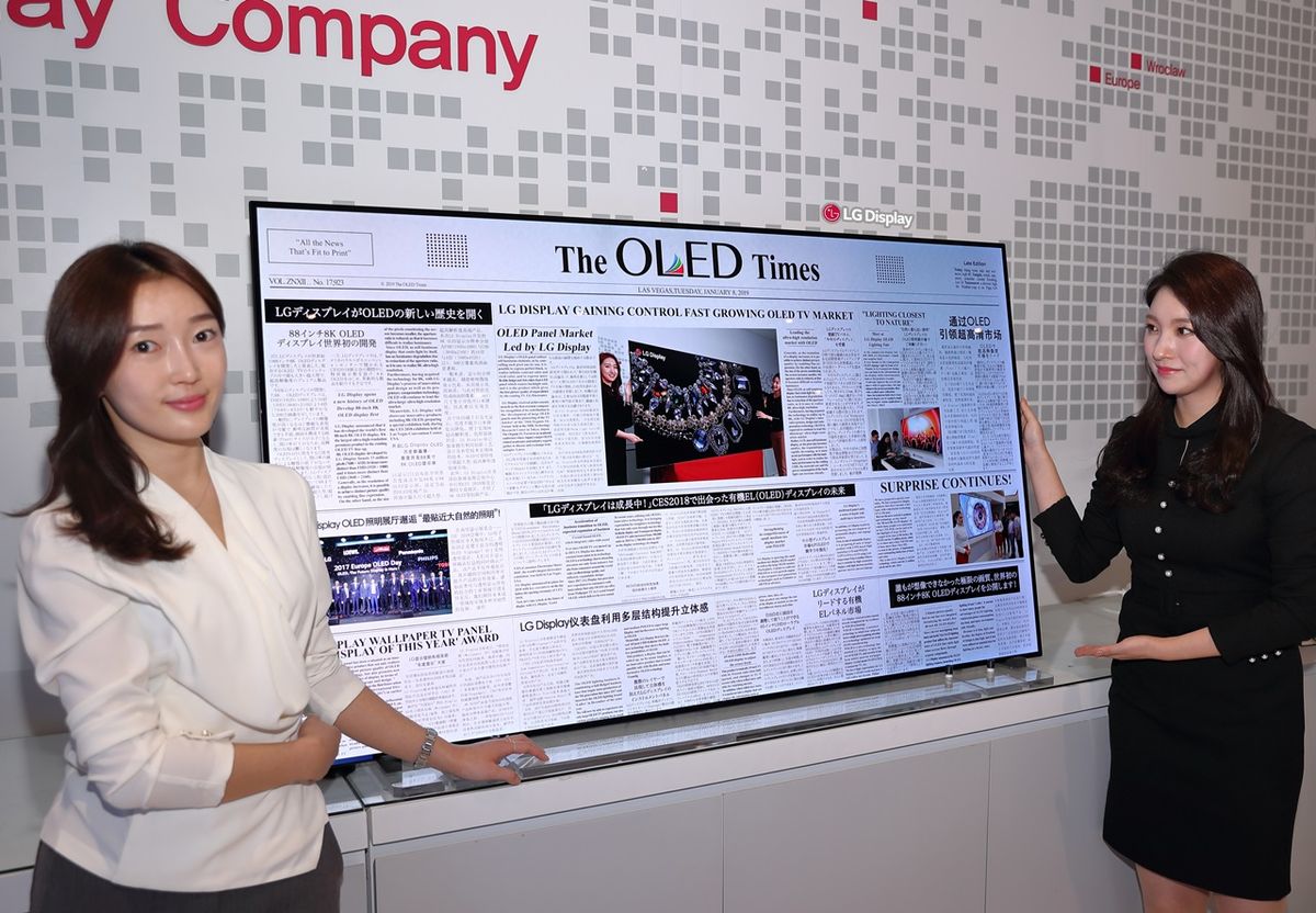 LG Unveils 88-inch 8K TV That Doubles as a Giant Speaker | Tom's Guide