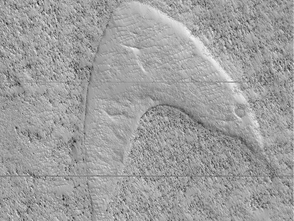 'Star Trek' Logo Spotted on Mars | Live Science