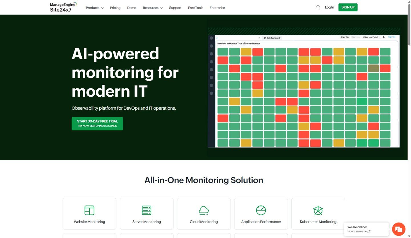 I tested Site24x7, and found it a solid all-in-one IT monitoring ...