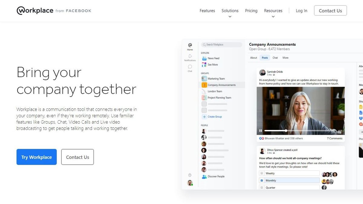 Workplace from Facebook review | TechRadar