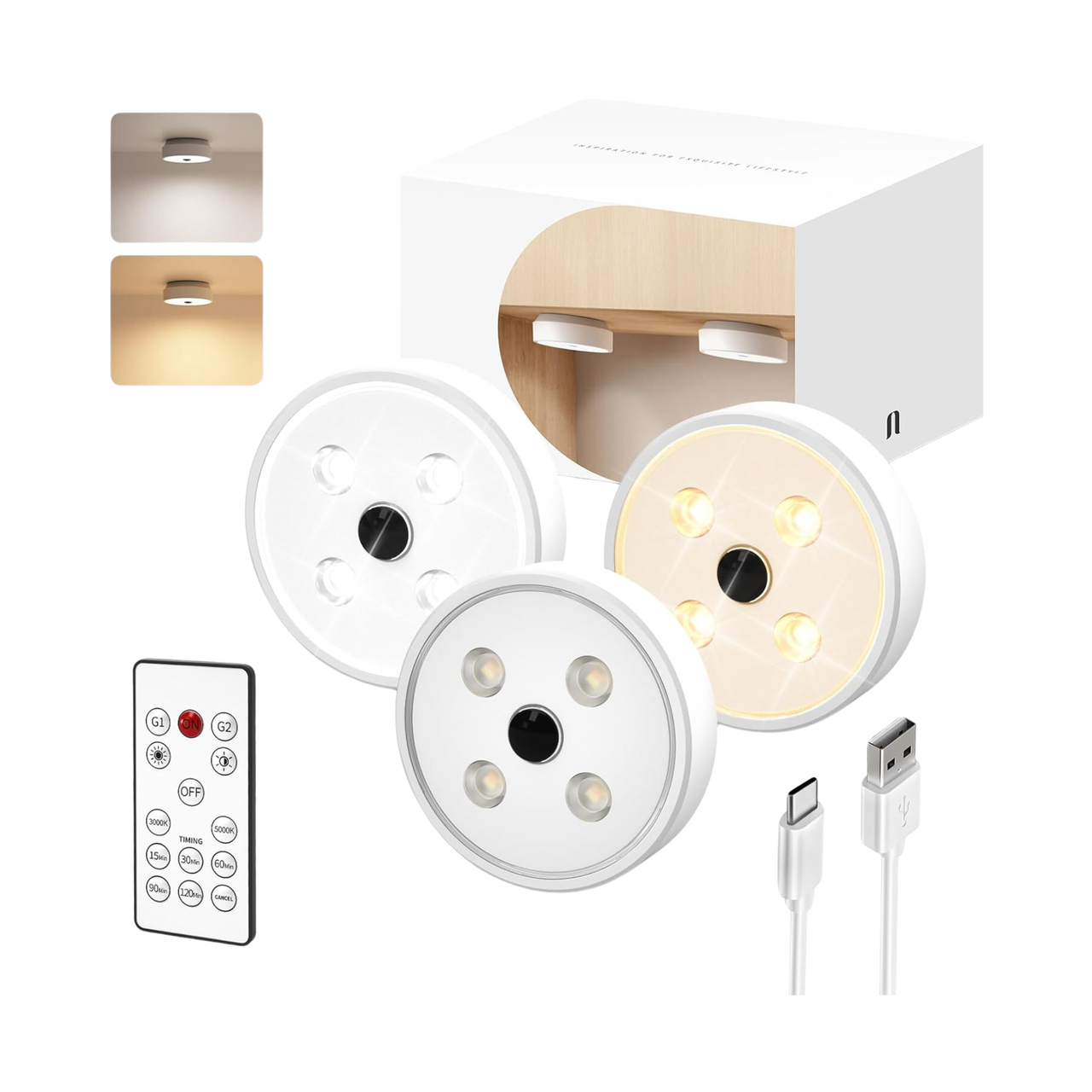 These Puck Lights are Perfect for Under Cabinet Lighting | Livingetc