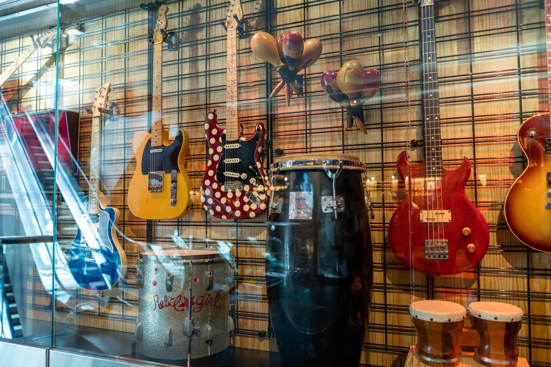Get up close and personal with the guitars and other equipment of rock ...